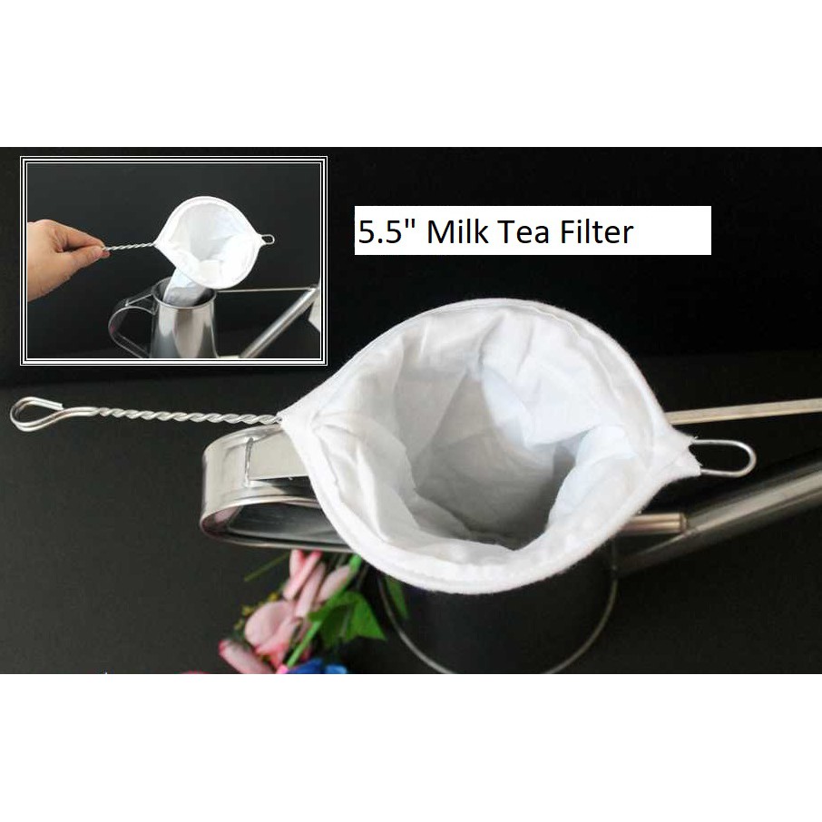 Hong Kong Style Milk Tea/Coffee Filter Bag with Handle/Penapis Kopi Teh ...