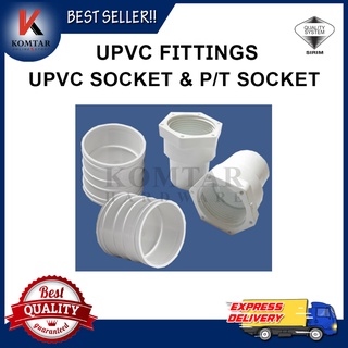UPVC SOCKET & P/T SOCKET / pvc fitting 32mm / 40mm / 50mm / 82mm ...