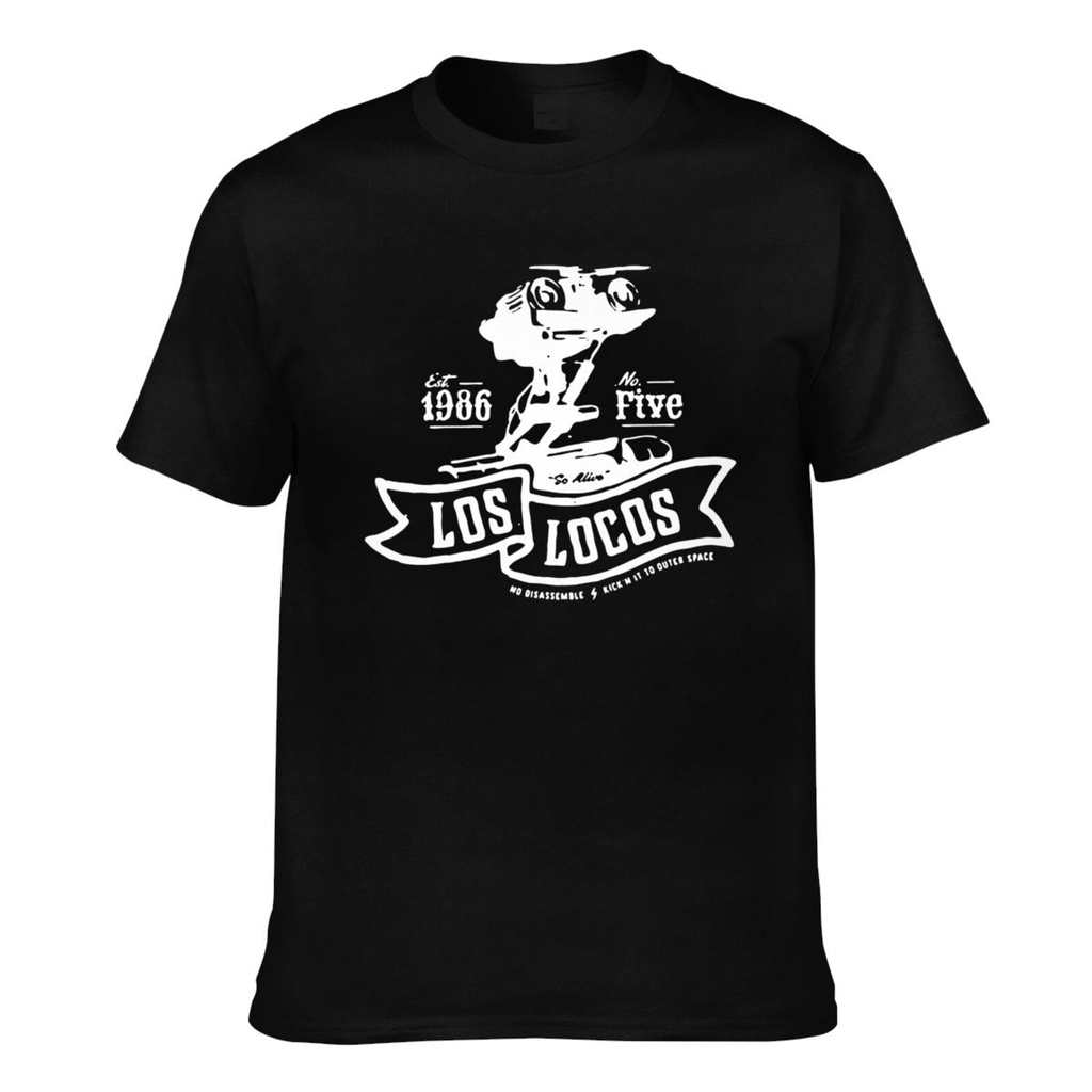 Johnny 5 Is Alive Circuit Retro Robot Movies Men's Cotton T-Shirts ...