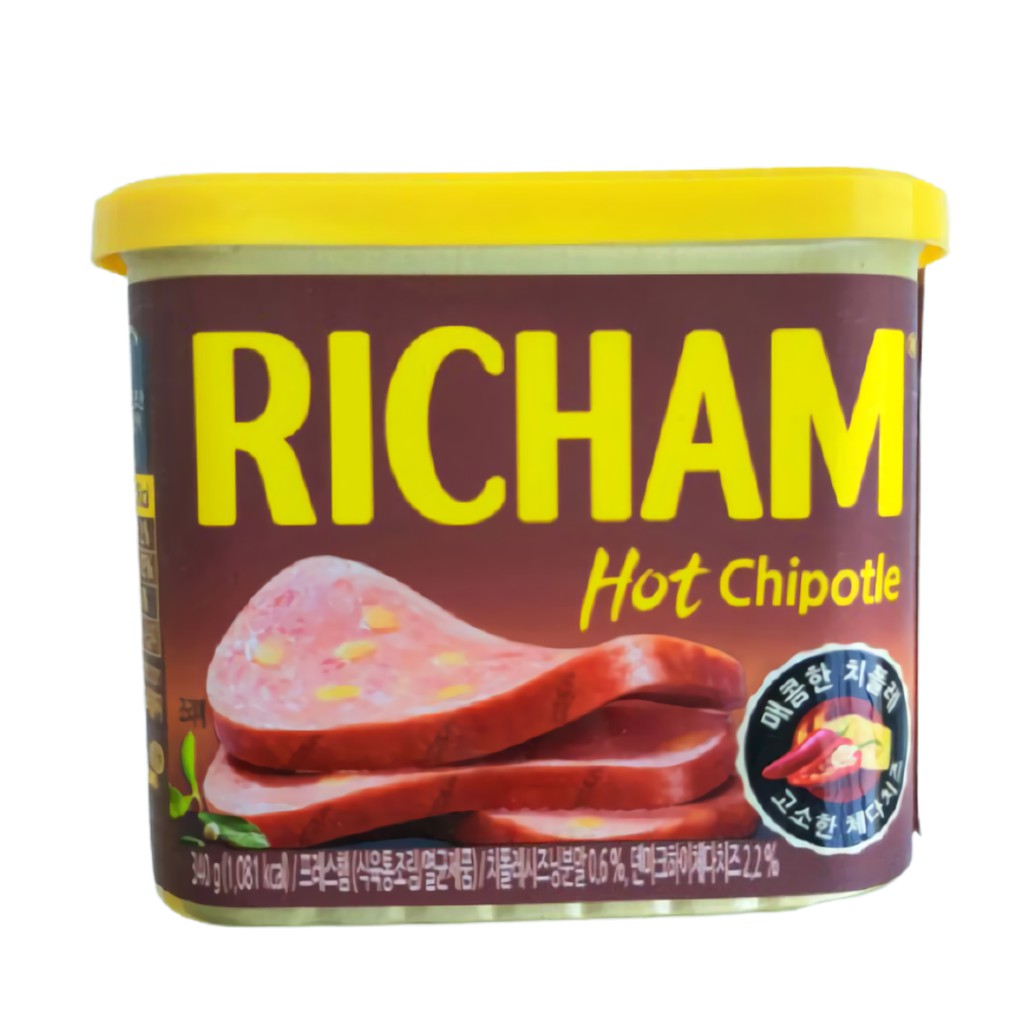 Korea Luncheon Meat RICHAM Spicy Flavor 340g | Shopee Malaysia