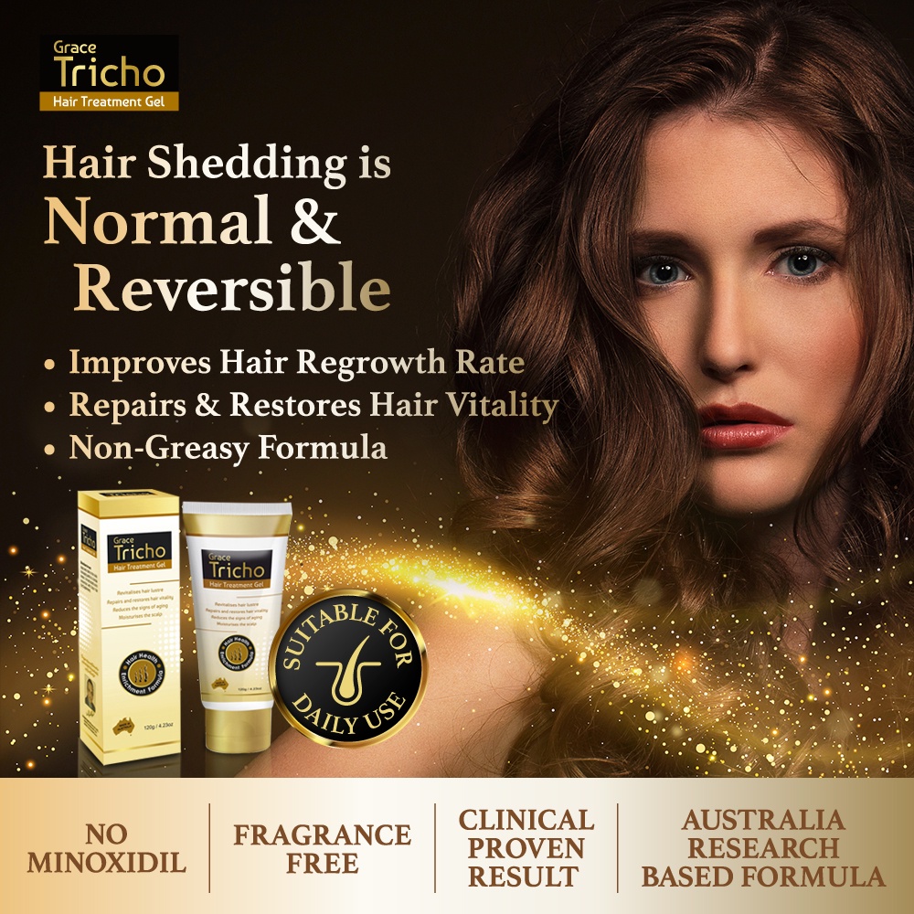 1x Tricho Hair Grow Treatment Gel for Sensitive Scalp Solution ...