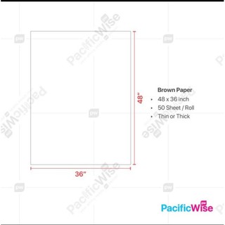 pola paper / brown paper | kertas pola | mahjong paper / packing paper ...