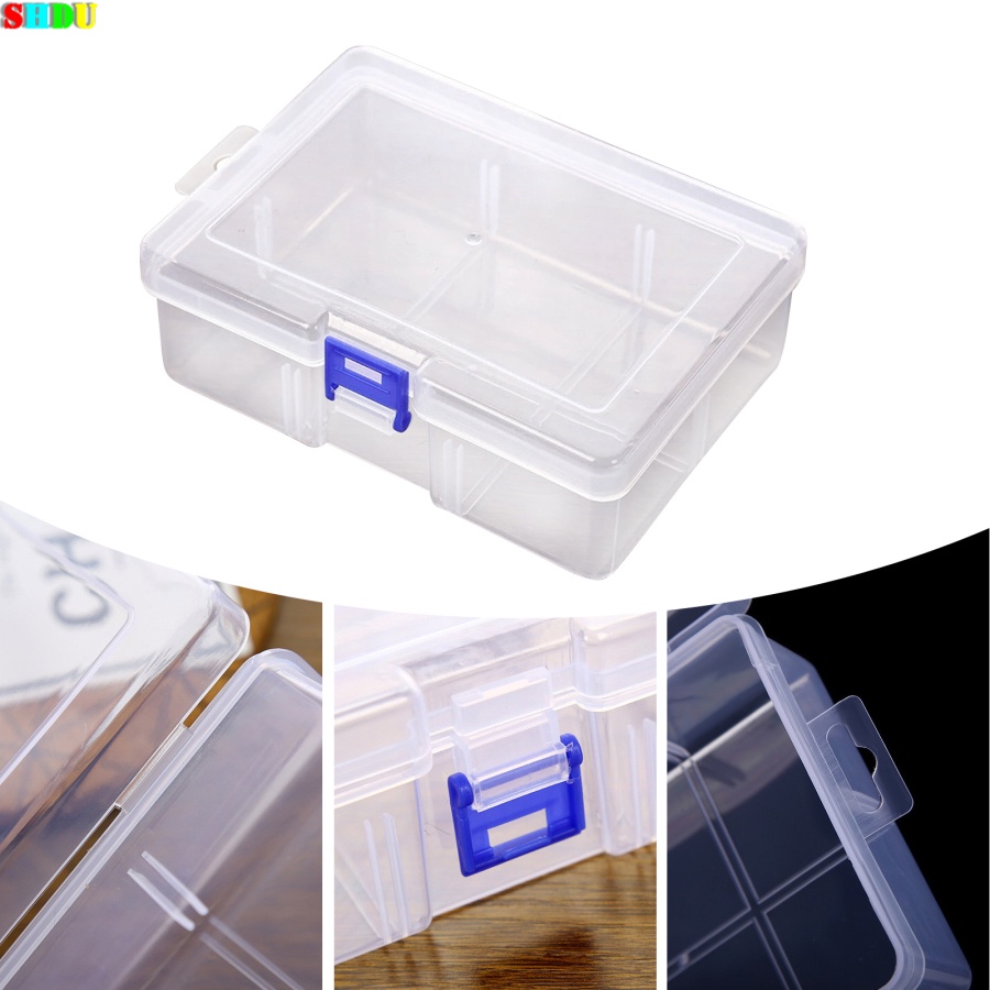 Large Capacity Transparent Plastic Cosmetic Storage Box - Jewelry Display and Multi-purpose ...