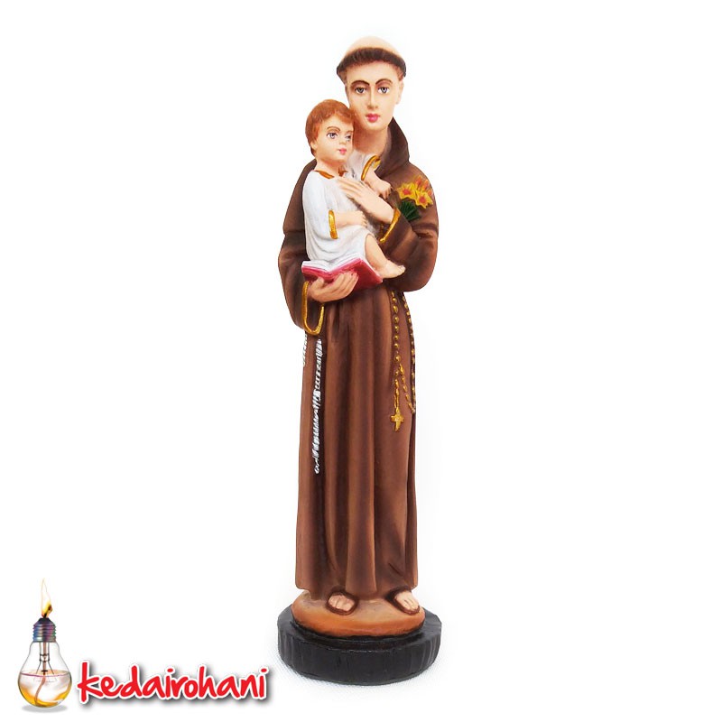 Statue Of Saint Antony Padua Carrying Baby Jesus 25cm Spiritual ...