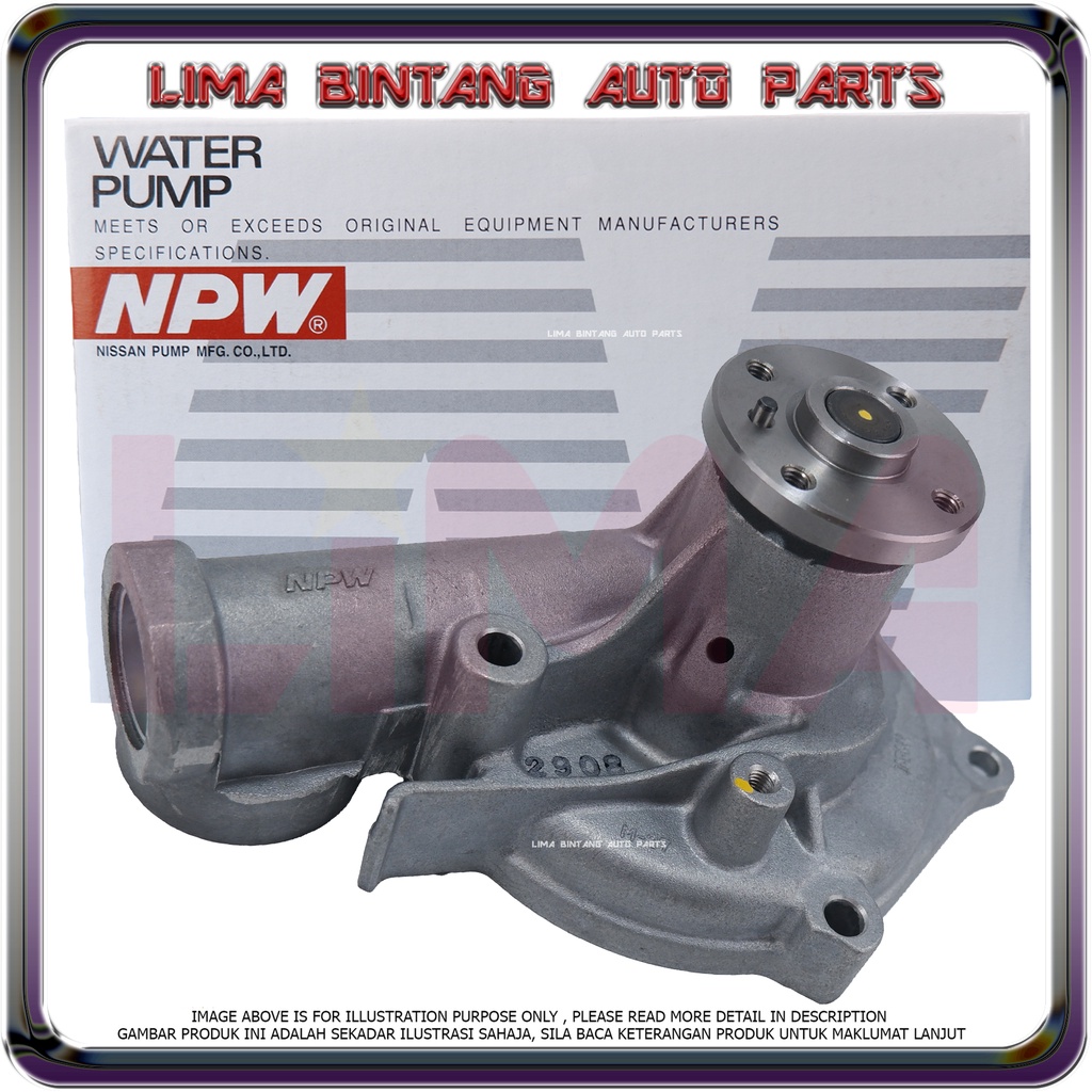 Mitsubishi Gallant VR4 1.8 2.0 4G67 4G63 Engine Water Pump NPW JAPAN ...