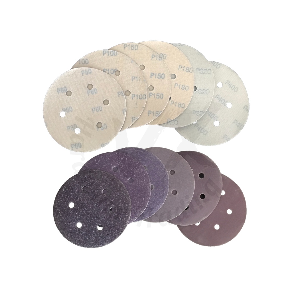 Ceramic Abrasive Sanding Disc with Hook Loop Mesh 5" (125mm) / 6 ...