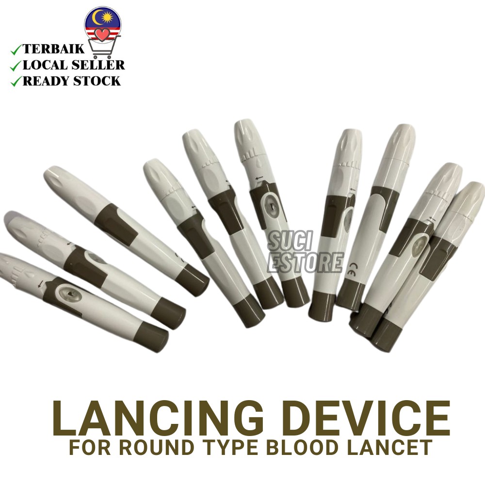 Blood Lancing Device- for Round Type Blood Lancet | Shopee Malaysia