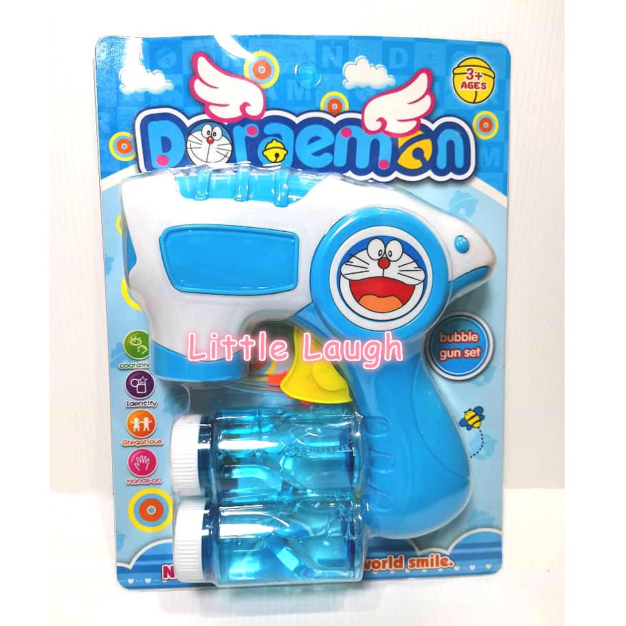 Doraemon Bubble Gun (with 2 Refill pack Bubble liquid) | Shopee Malaysia