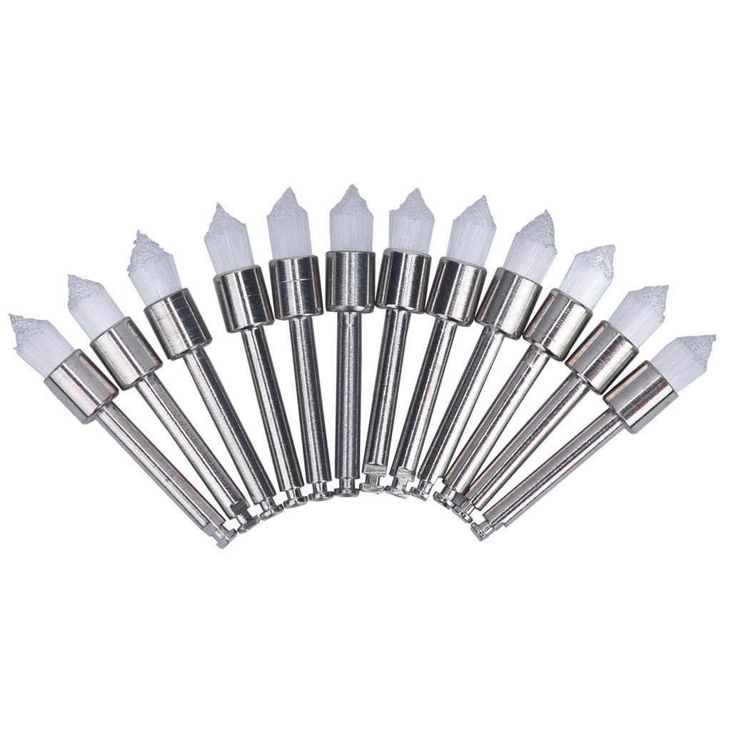 100Pcs Dental Prophy Brush Disposable Nylon Polishing Brush Tapered ...