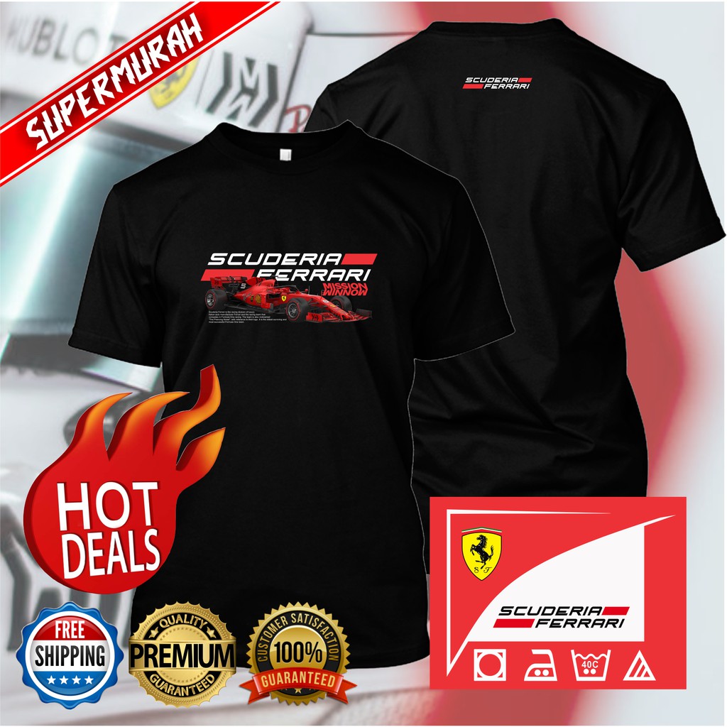 🔥Hot Selling: Fans Edition Scuderia Ferrari F1 Racing Team T-shirt🔥 ...