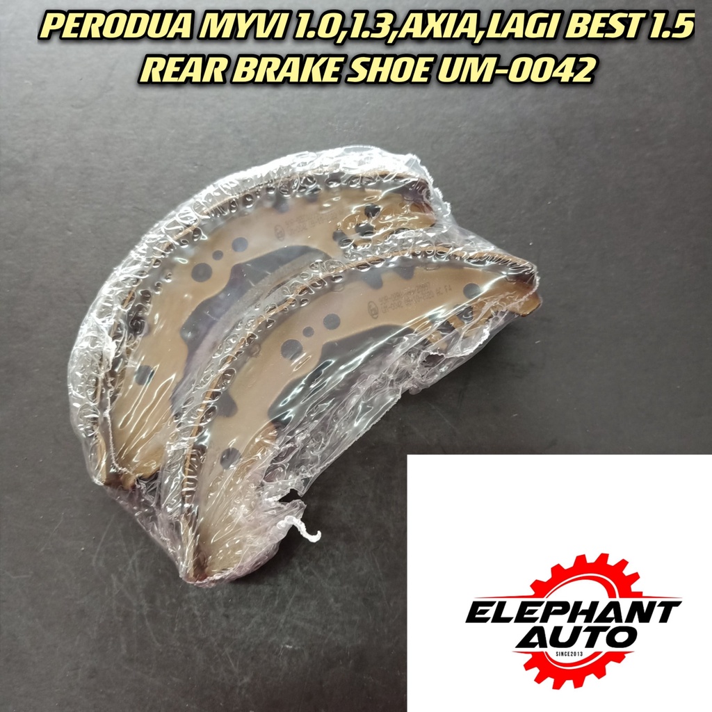 PERODUA MYVI 1.0,1.3,AXIA,LAGI BEST 1.5 REAR BRAKE SHOE UM-0042 ...