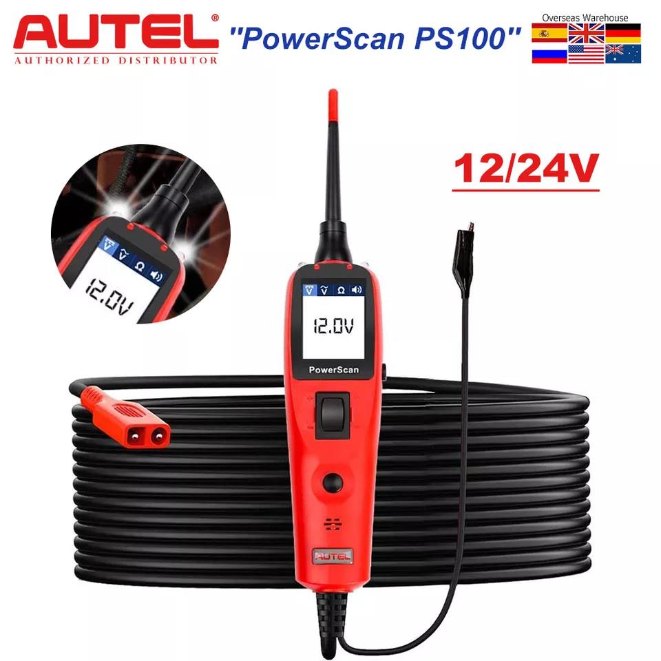 Autel PowerScan PS100 Car Electrical Circuit AVOmeter Tester 12V/24V ...
