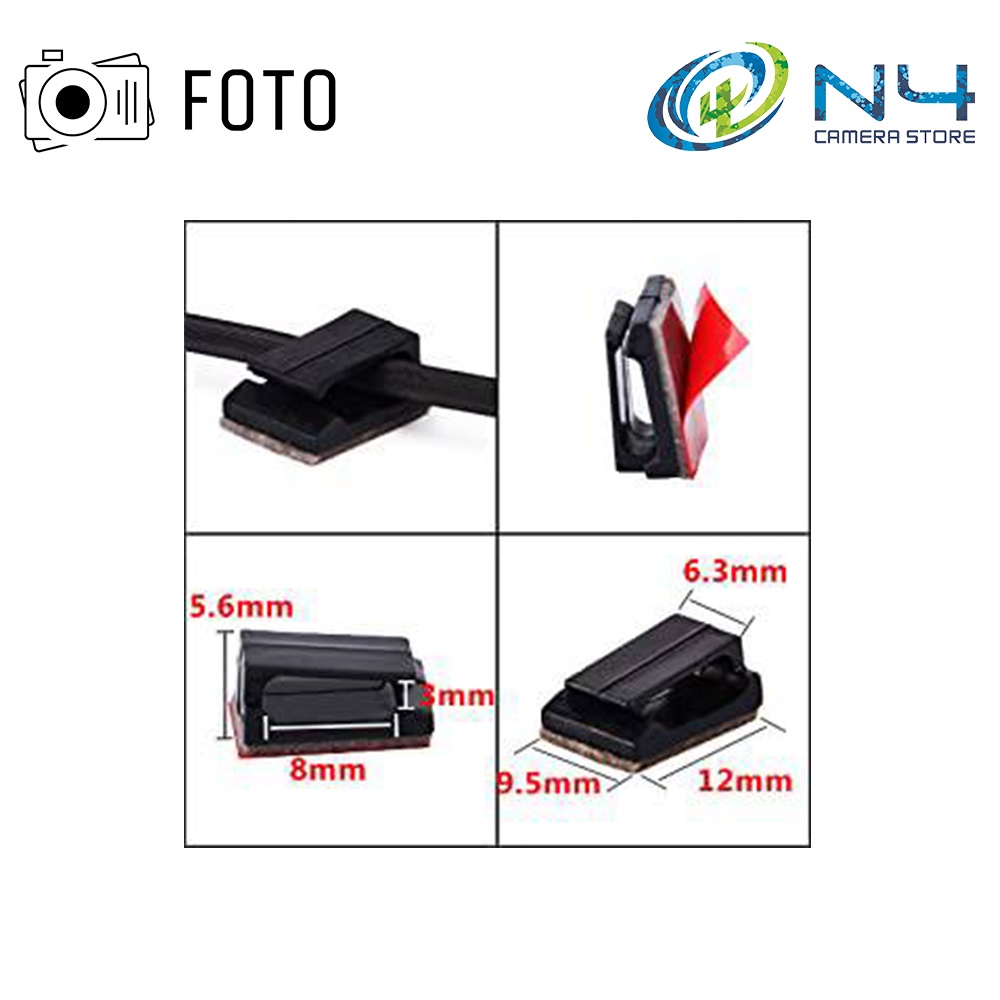 10 pcs 3M Car Self-adhesive Wire Fixed Clips | Shopee Malaysia