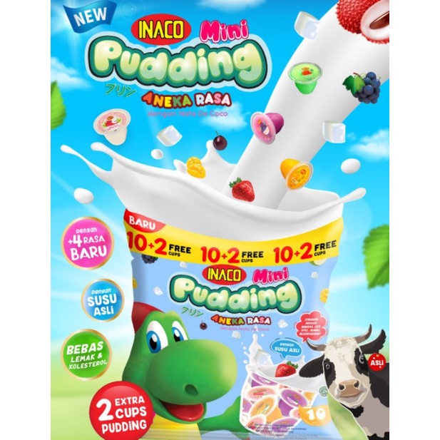 Inaco pudding contains 10 pcs (small sachet) | Shopee Malaysia