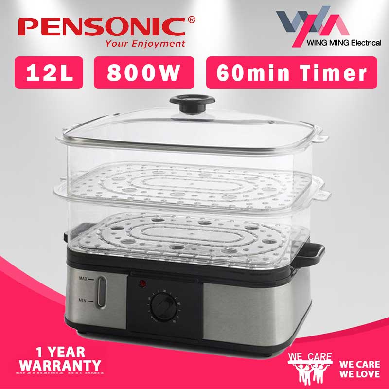Pensonic 3 Steamer Container Food Steamer PSM-162S (12L) | Shopee Malaysia
