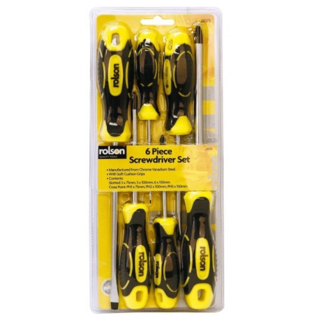 Rolson 6 Piece Screwdriver Set Petronas Syntium (ORIGINAL) | Shopee ...