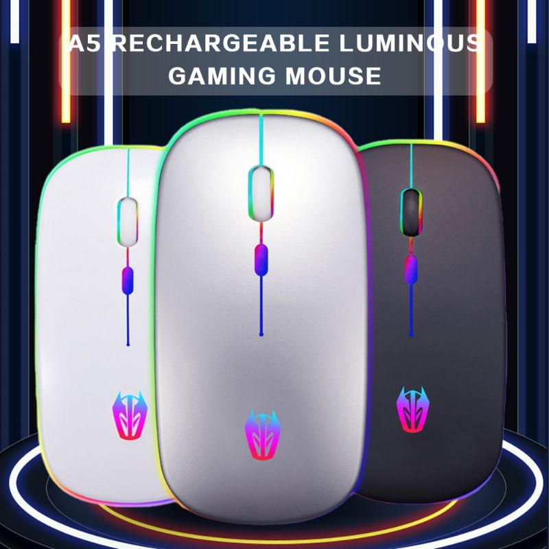 Gaming Backlit Mice PC Laptop Compter Mouse Mice Bluetooth Silent ...