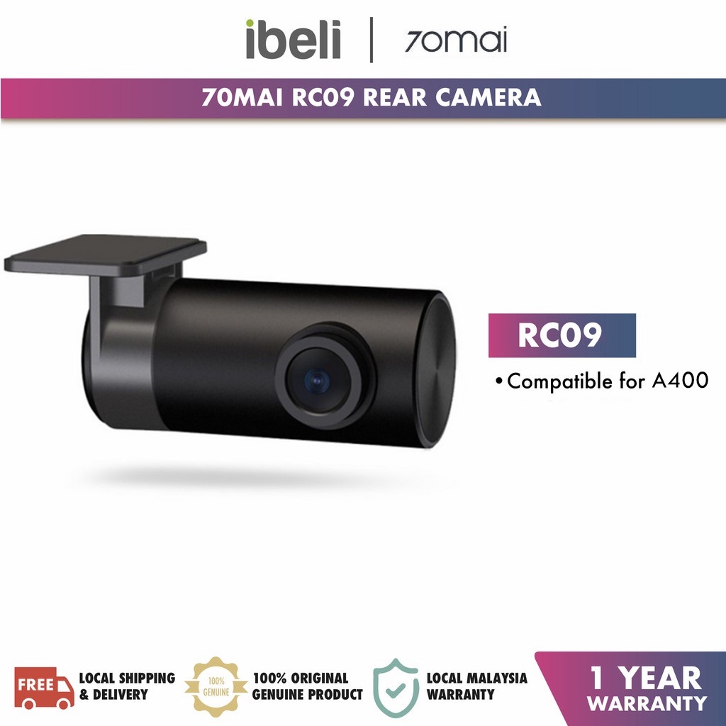70mai Rear Camera RC09 1080P for 70mai A400 Dashcam | Shopee Malaysia
