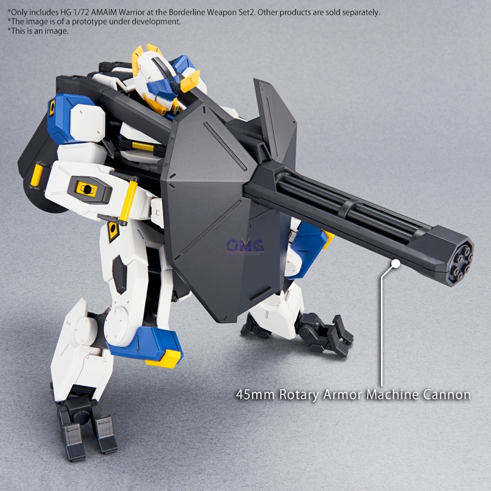 Bandai Boundary Fighter Kyokai Senki Amaim Warrior HG 1/72 Weapon Set 2 ...