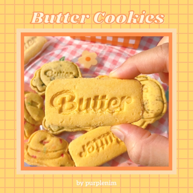 NEW Kpop Butter Cookies with Rectangle Butter Logo + freebies 💜 by ...