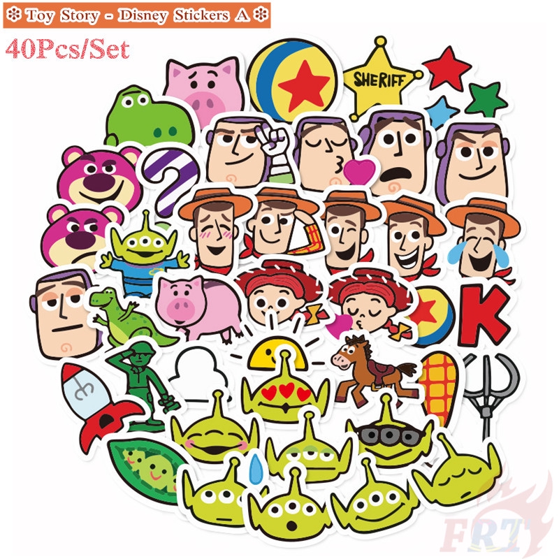Toy Story - Disney Stickers A 40Pcs/Set DIY Decals Stickers for Album ...