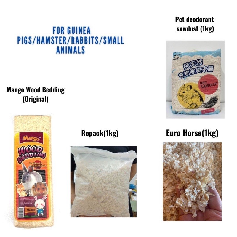 Bedding for Hamster / Rabbit / small animal Hampas Kayu Hamster ...