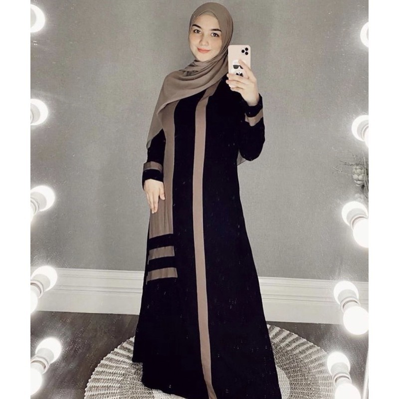 HITAM Abaya TOP1 Most abaya turkey Teenagers And Children-jumbo Robes ...
