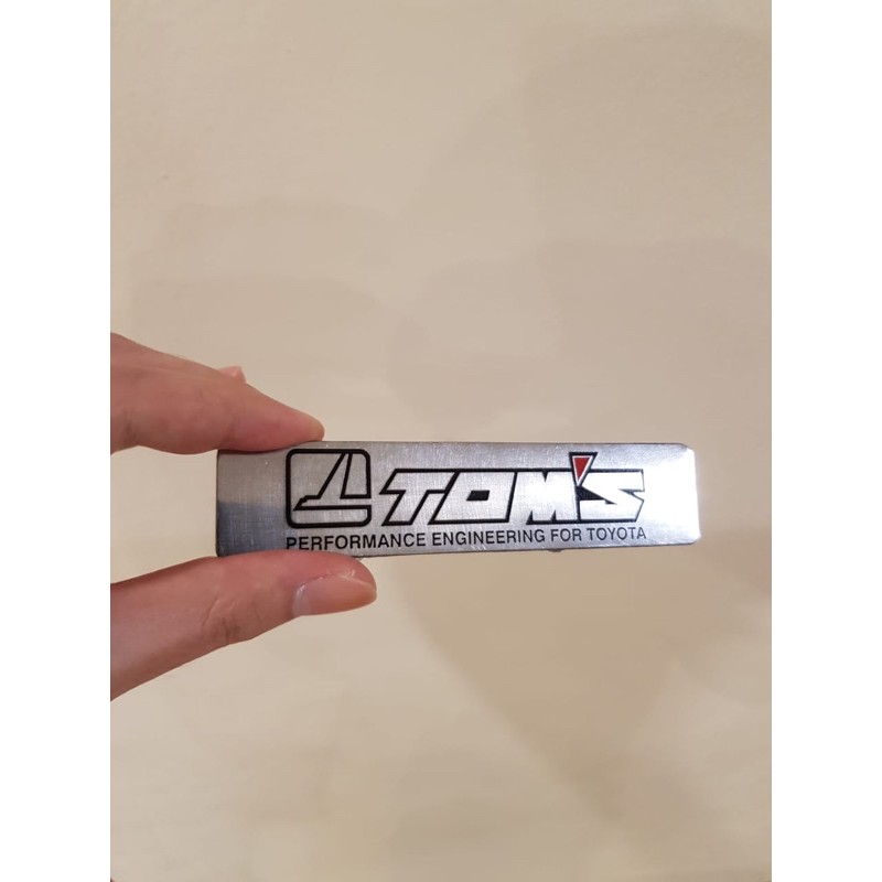 Toyota toms plate car badge Emblem | Shopee Malaysia