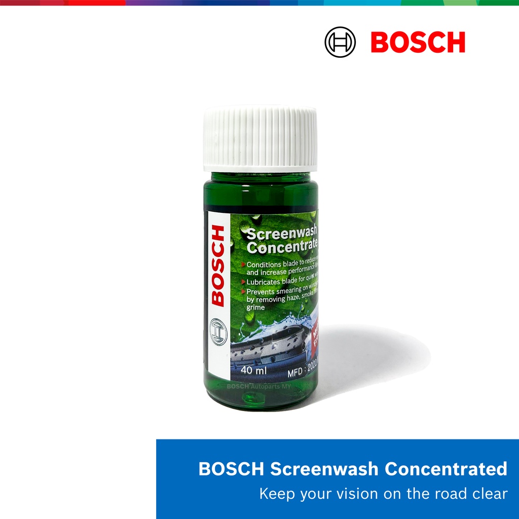 Bosch Screenwash Concentrate 40ml (Windscreen Washer) - 0986365999 ...