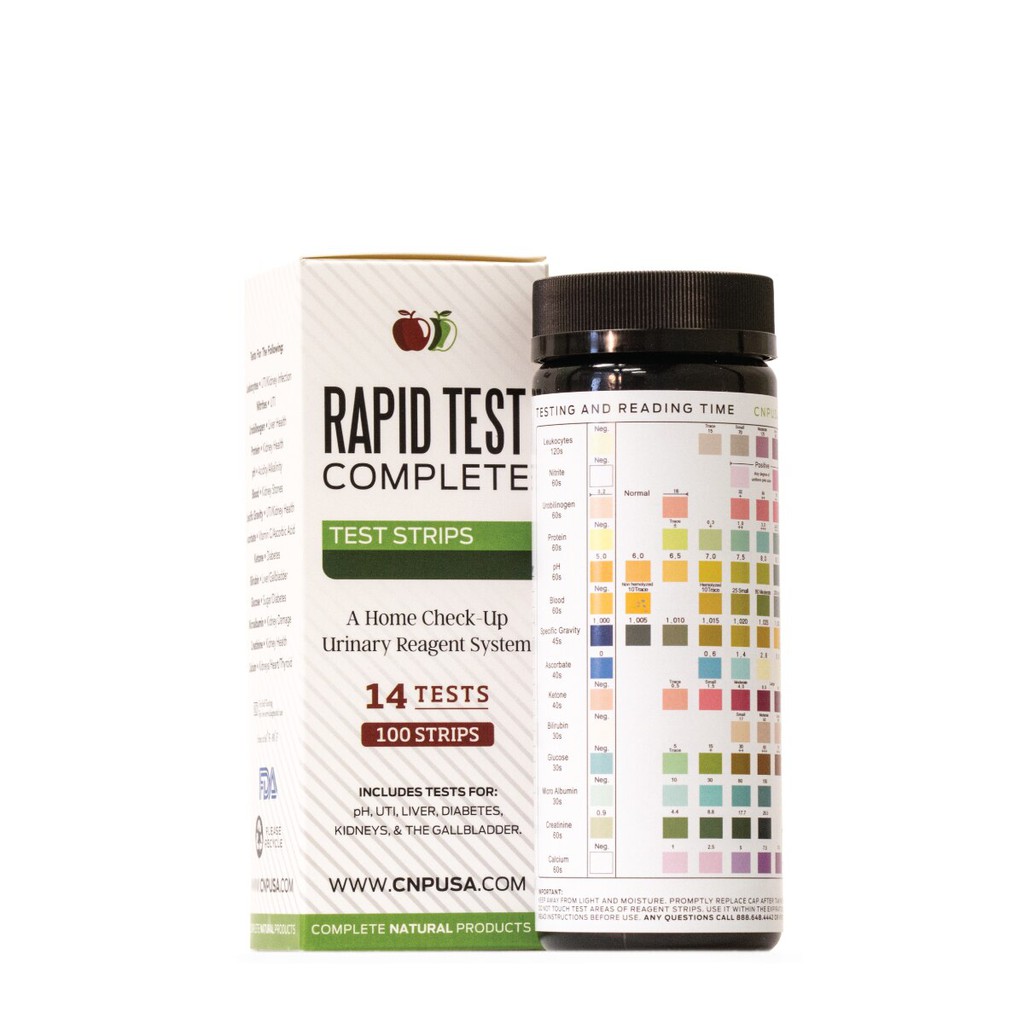 🧬Rapid Test Complete - Urinalysis Test Strips 100 Tests UTI Strips ...