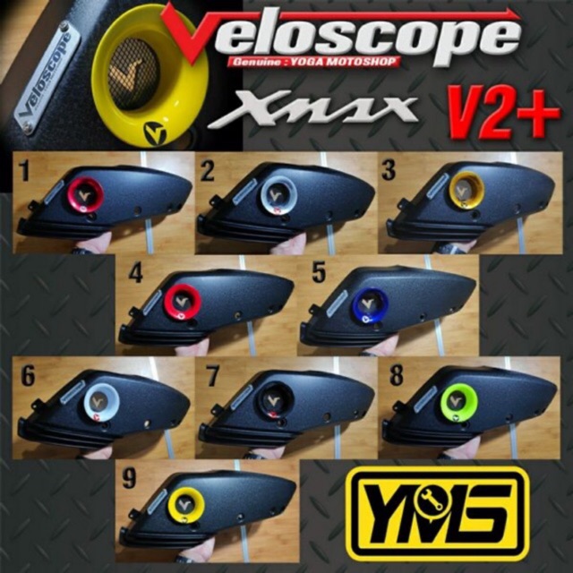 💯 Original YOGA Motorshop Veloscope For Yamaha XMAX | Shopee Malaysia