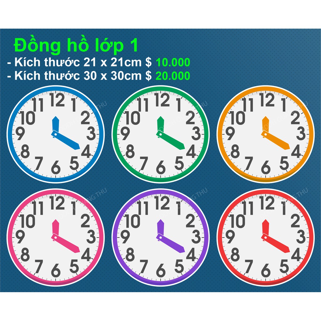 [Teaching Aids] Simple analog clock | Shopee Malaysia
