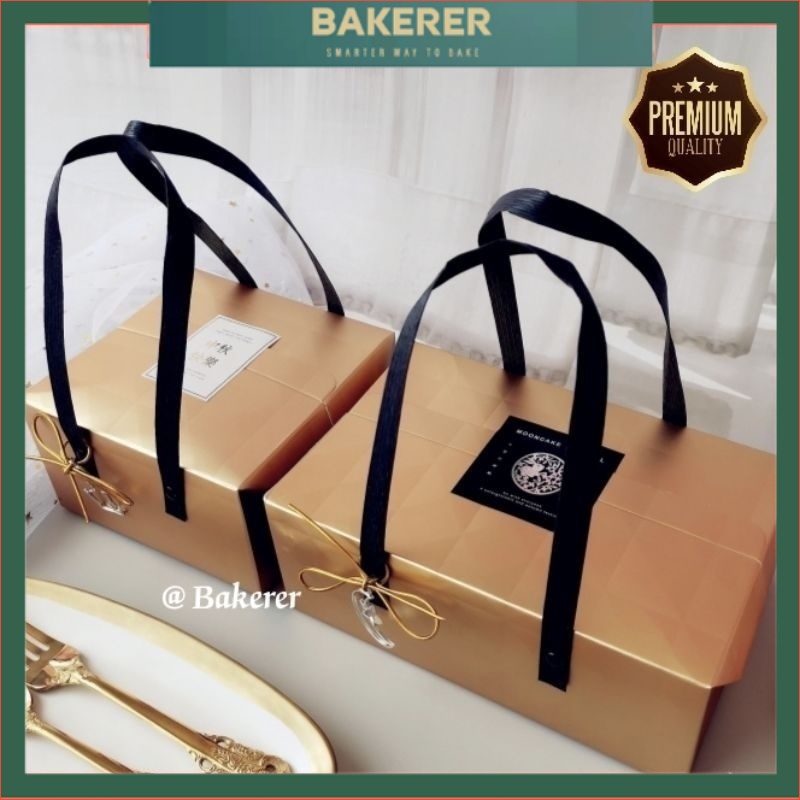 Luxury Premium Gold Gift Box Packaging Kotak Hantaran biscuit cookies ...