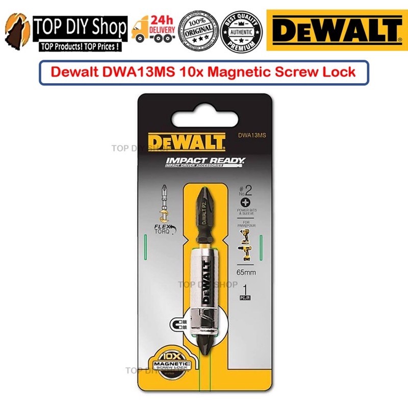 Dewalt DWA13MS 65mm 10x Magnetic Screw Lock | Shopee Malaysia