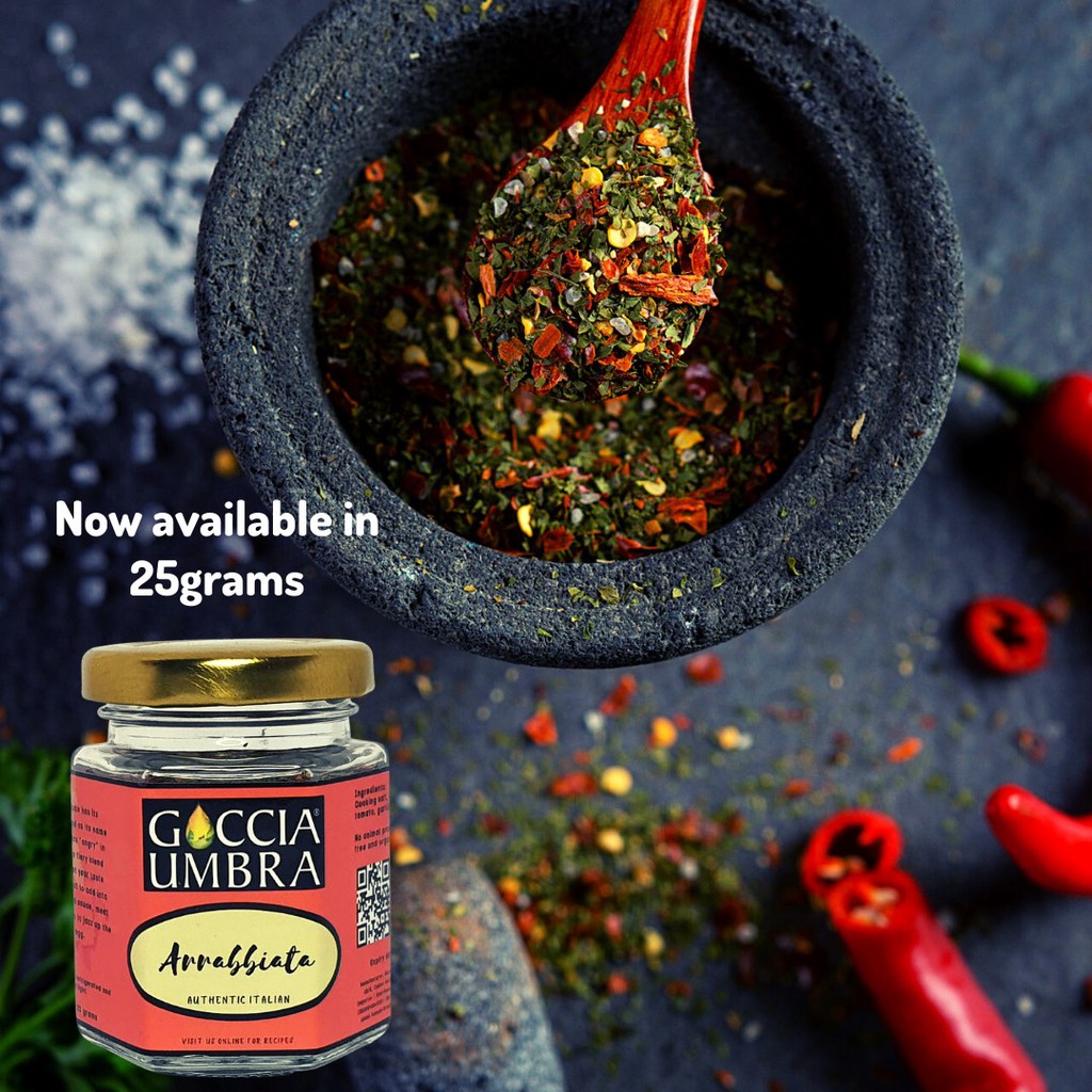 Goccia Umbra Arrabbiata Dried Italian Herbs Spices (25 grams) | Shopee ...