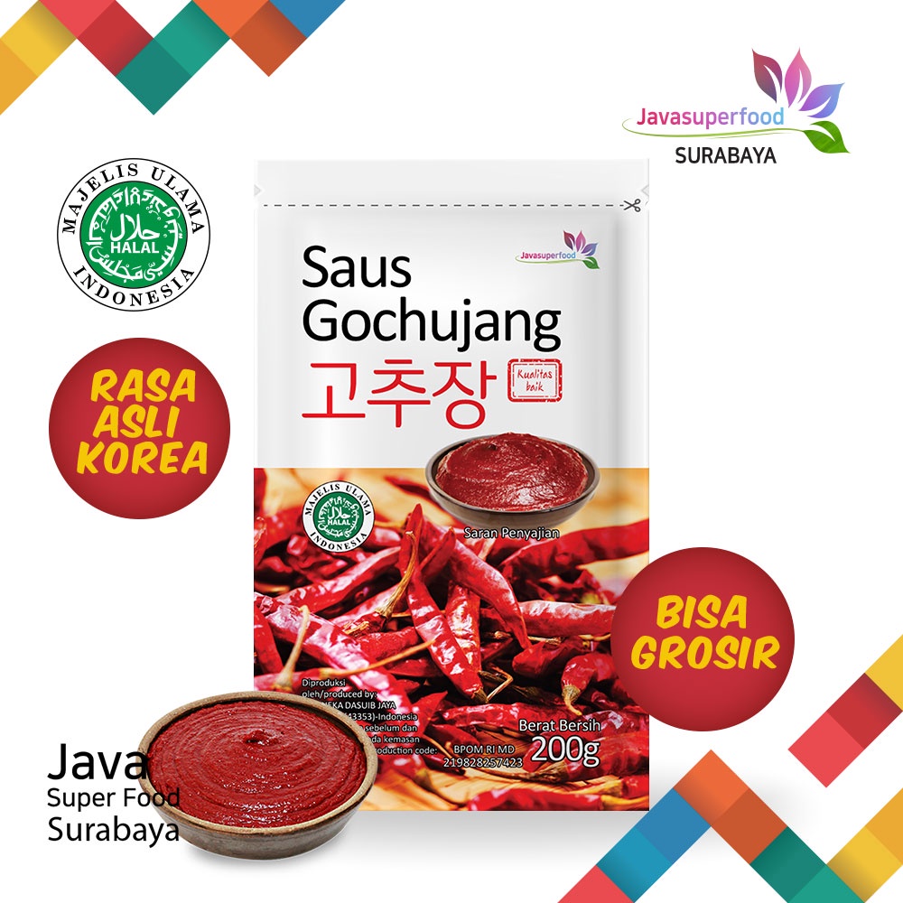 [HALAL] Gochujang 200g Original Korean Flavor/Sauce Sambal Pasta/Chili ...
