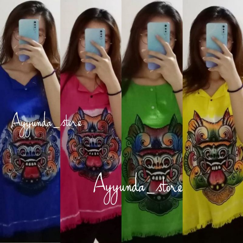 Adult Painted Barong Shirt// typical Balinese | Shopee Malaysia