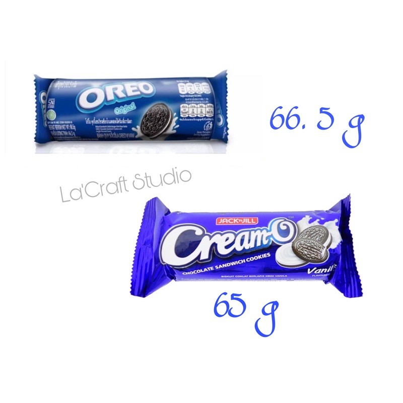 Oreo Vanilla Creme Original 66.5g / Cream-O Chocolate Sandwich Vanilla ...