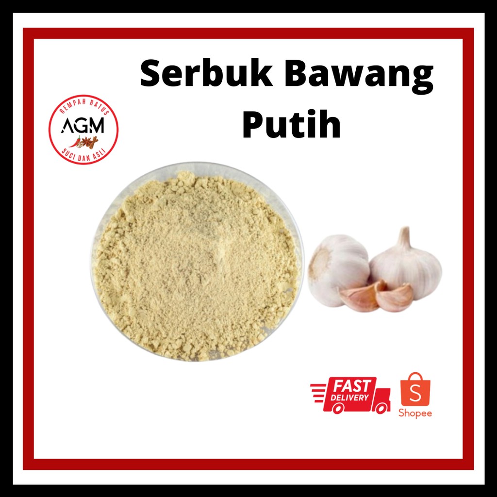 AGM SERBUK BAWANG PUTIH @ AGM GARLIC POWDER READY STOCK 250G / 500G ...