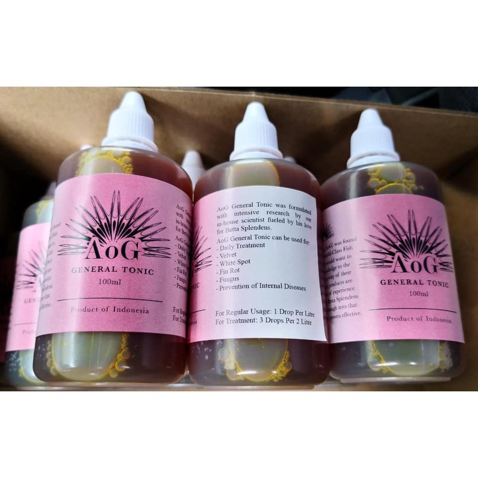 AOG General Tonic for Betta Fish(100ml) -Art of Grooming - Betta fish ...