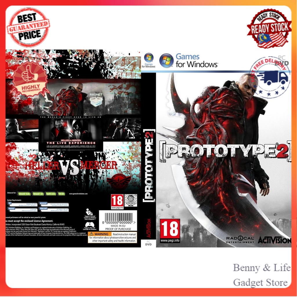 Prototype 2 Offline with DVD - PC Games | Shopee Malaysia