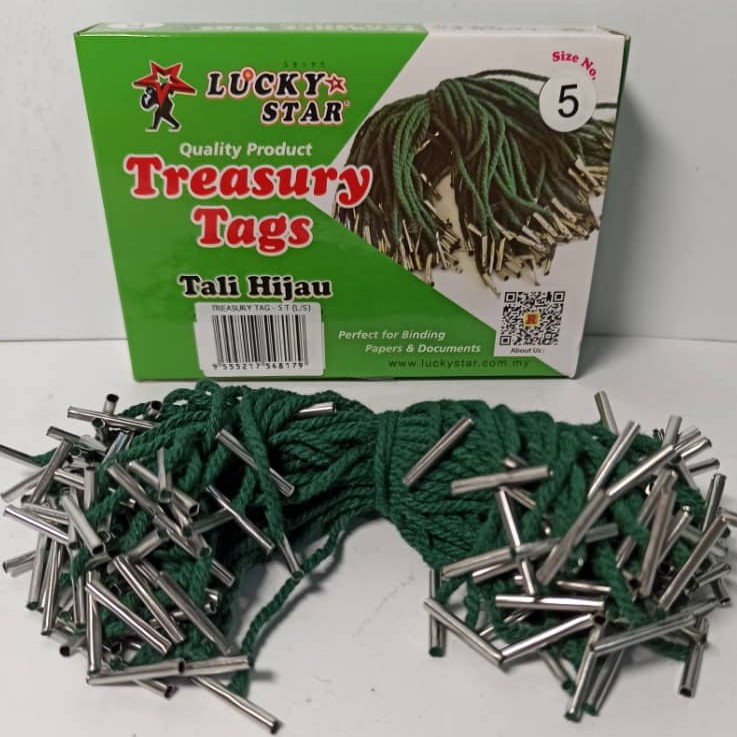 Lucky Star & Aplus Treasury Tag/Tali Hijau (T4,T5,T6,T7,T8,T9,T10,T11 ...