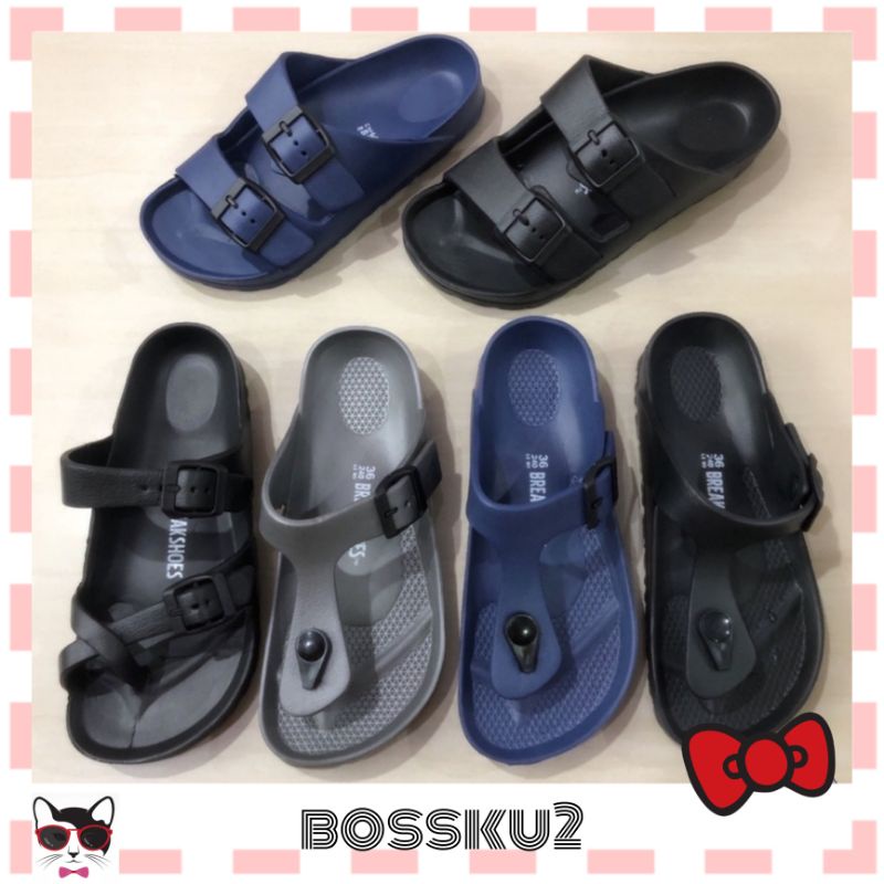 Men's Casual Lifestyle Waterproof Adjustable Birken Sandal Slipper ...