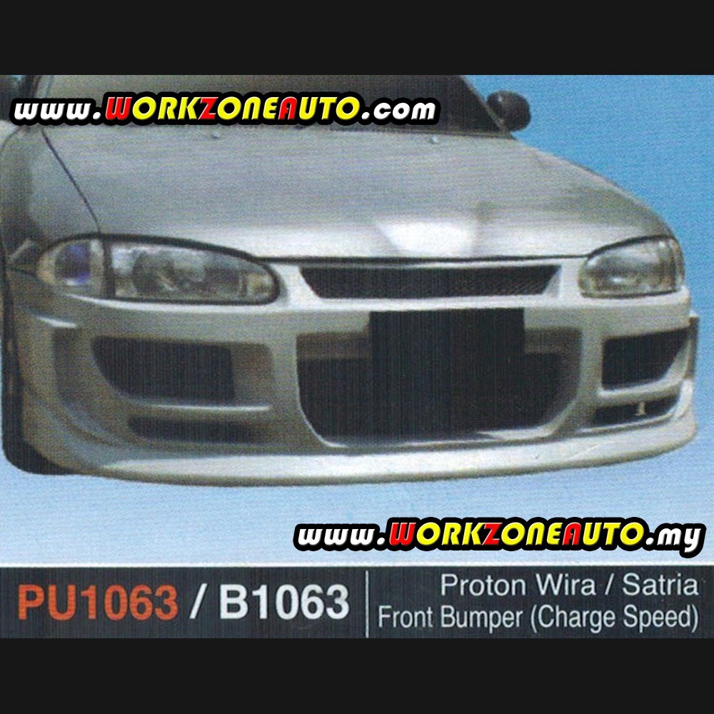 PU1063 Proton Wira / Satria PU Front Bumper (Charge Speed) | Shopee ...