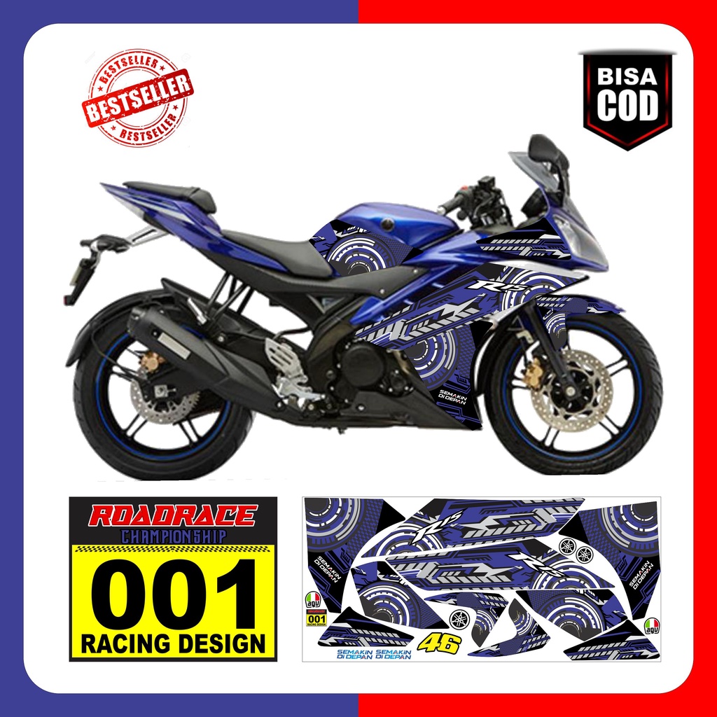 Sticker decal striping yamaha R15 v2 Old transformers Variation yamaha ...