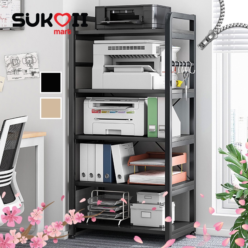 SKOI 5 Layers Printer Storage Rack Wrought Iron Living Room Multi Layer ...