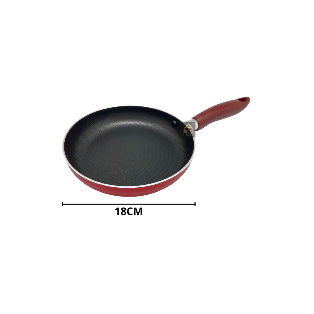 Gdh Bk Non Stick Pan Frying Pan Kuali Leper 18cm 20cm 22cm 24cm