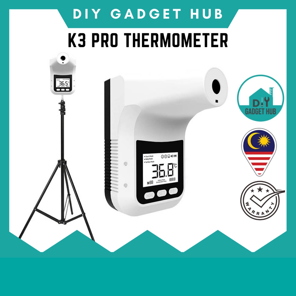 K3 Pro Thermometer Scanner With Stand Original / Digital Infrared ...