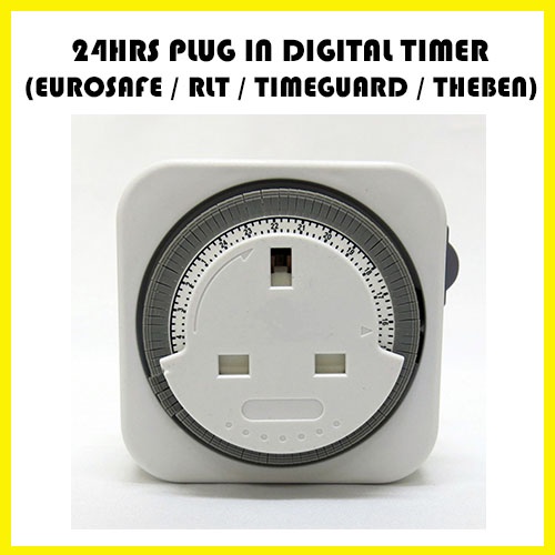 24 Hours Plug In Digital Timer (EUROSAFE / RLT / TIMEGUARD / THEBEN ...