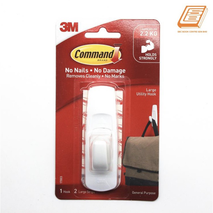 3M Large Utility Hook (17003) | Shopee Malaysia
